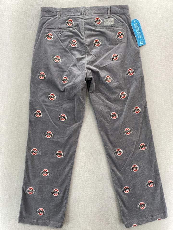 Pennington & Bailes Stadium Pants Mens 32x30 Gray Ohio State Buckeyes ...