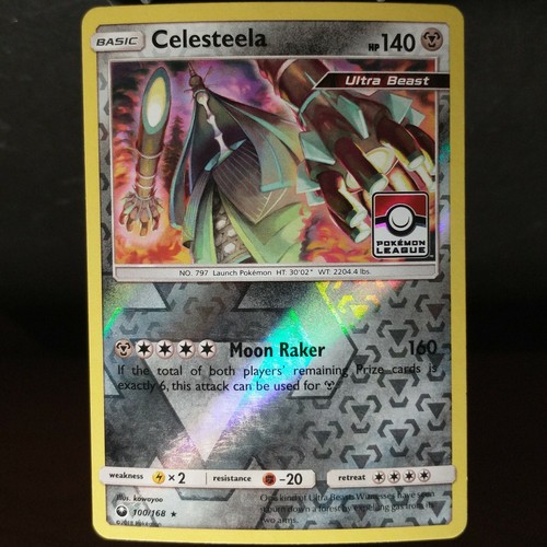 Celesteela 100/168 League Promo Reverse Holo Foil Celestial Storm ...