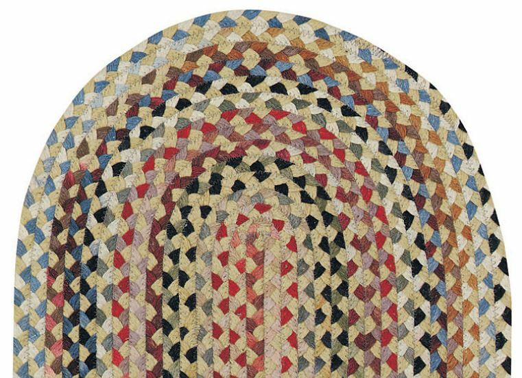 Capel Rugs St. Johnsbury Wool Heavy Double Braid Country Lt. Gold ...