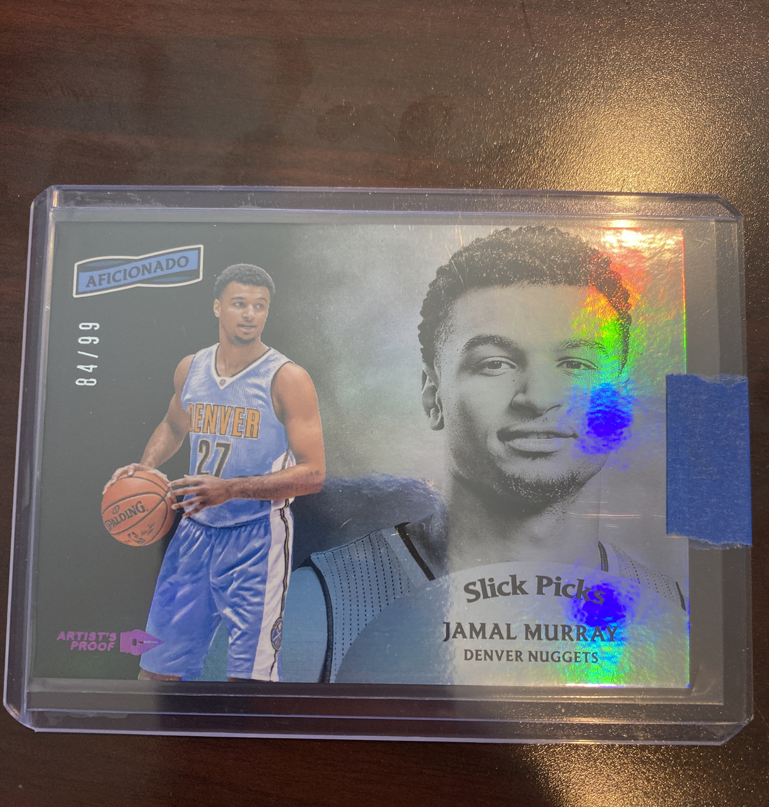 2016-17 Panini Aficionado Jamal Murray Artist's Proof Slick Picks #/99 Rookie RC | eBay