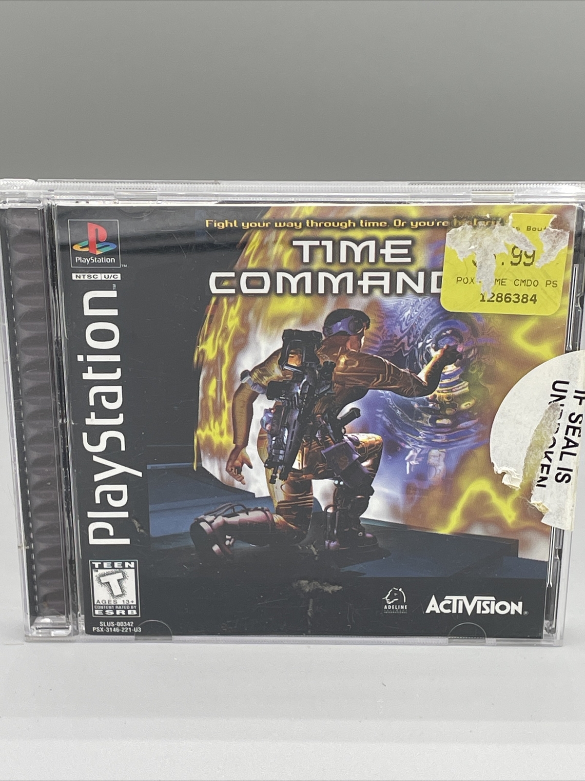 Time Commando (Sony PlayStation 1) PS1 1996 Complete In Box CIB ...