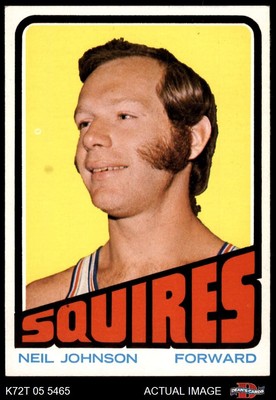 1972 Topps #222 Neil Johnson Squires Creighton 6.5 - EX/MT+ | eBay