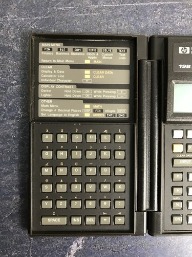 HP 19B II Business Consultant Financial II Calculator - Tested - No ...