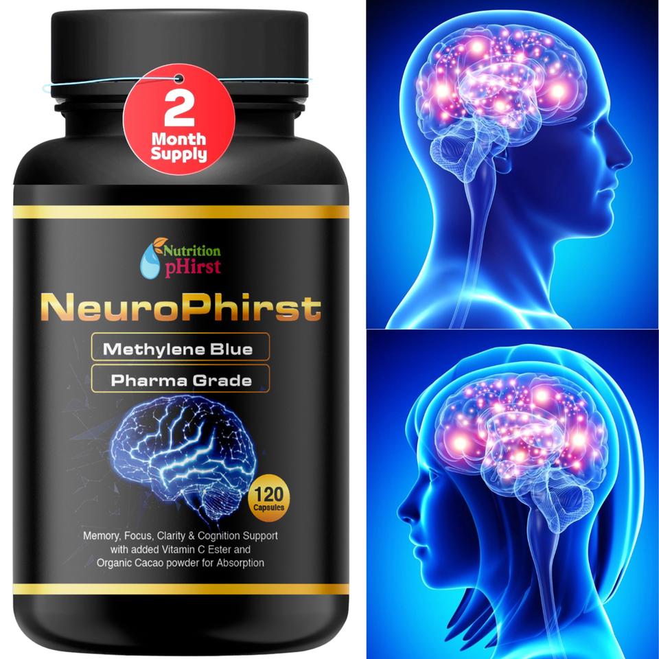 Methylene Blue Pharmaceutical Grade Capsules, 120 Capsules, 2 Month Supply.. | eBay