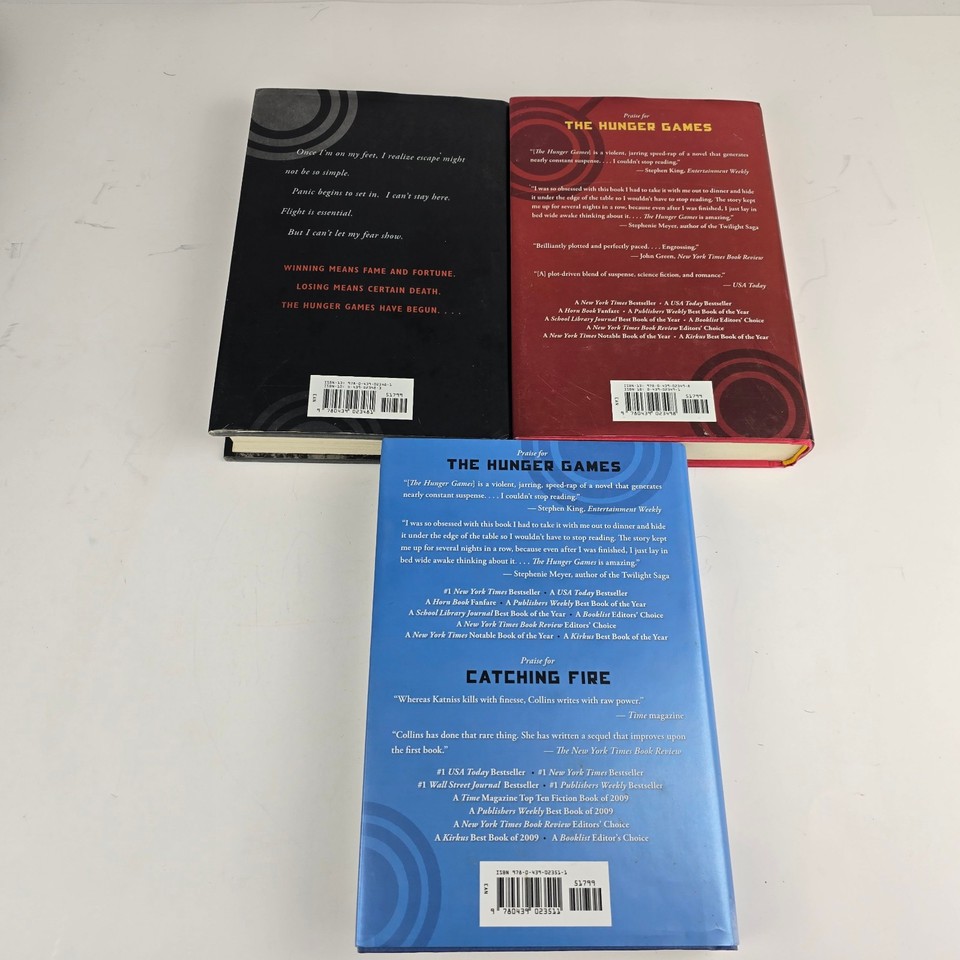 The Hunger Games Trilogy Hardcover Suzanne Collins Boxed Set Slipcover ...