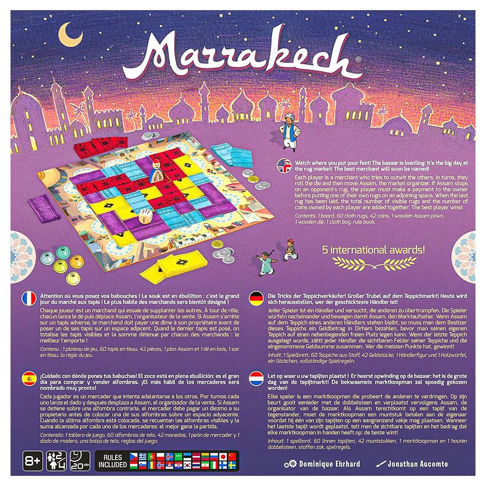 Marrakech Board Game - Strategy Game for 2–4 Players | eBay UK
