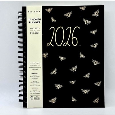 2026 Planner Rae Dunn 2026 Bee Planner 17 Months Planner Aug- Dec 2026 ...