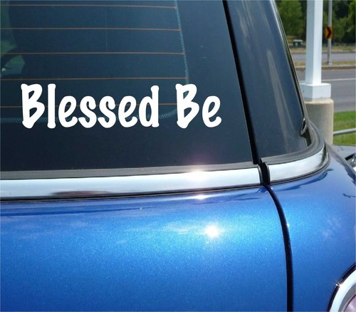 BLESSED BE DECAL STICKER WICCAN PAGAN WICCA GREETING FAREWELL CAR TRUCK ...