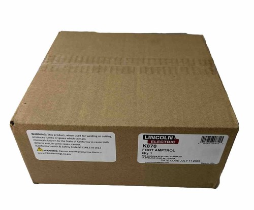Lincoln Electric Welding K870 Amptrol S106 Foot Control Pedal for sale ...