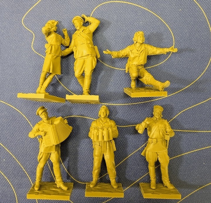 PLASTIC PLATOON Toy Soldiers Victory Day set#2 WW2 1:32, RELEASE 2024 ...