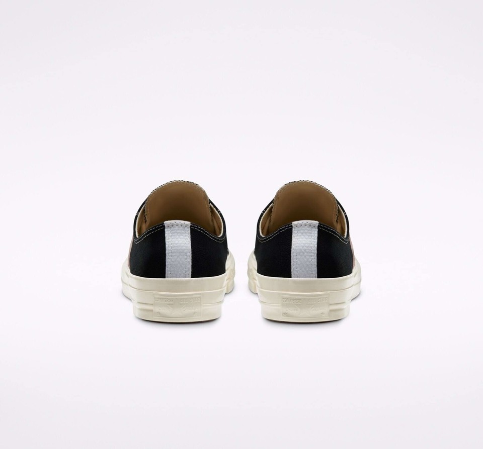 New Mens CONVERSE X COMME DES GARCONS PLAY CHUCK 70 150206C BLACK UK5.5 ...