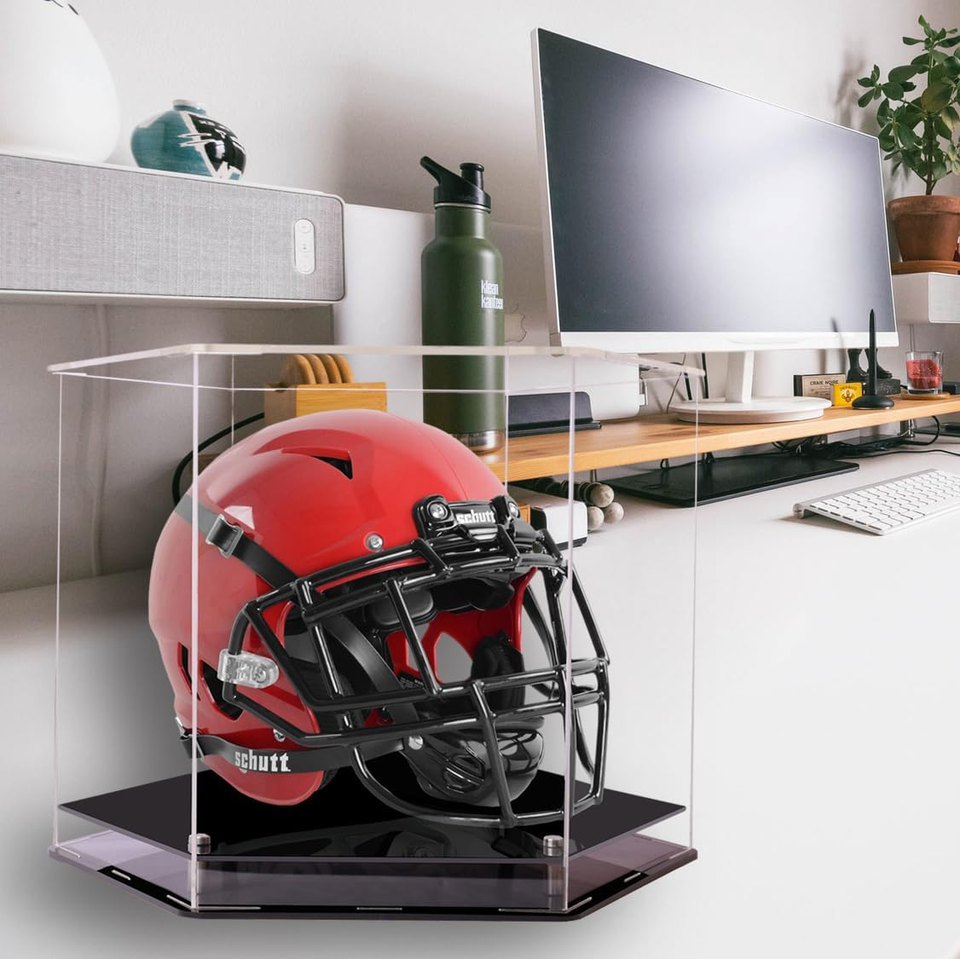 Football Helmet Display Case ,Acrylic Display Case,Helmet Case Display ...
