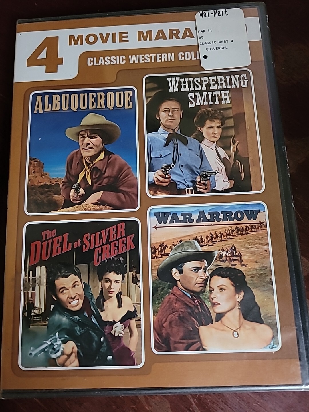 Classic Western Collection: 4 Movie Marathon (DVD, 2011, 2-Disc Set ...