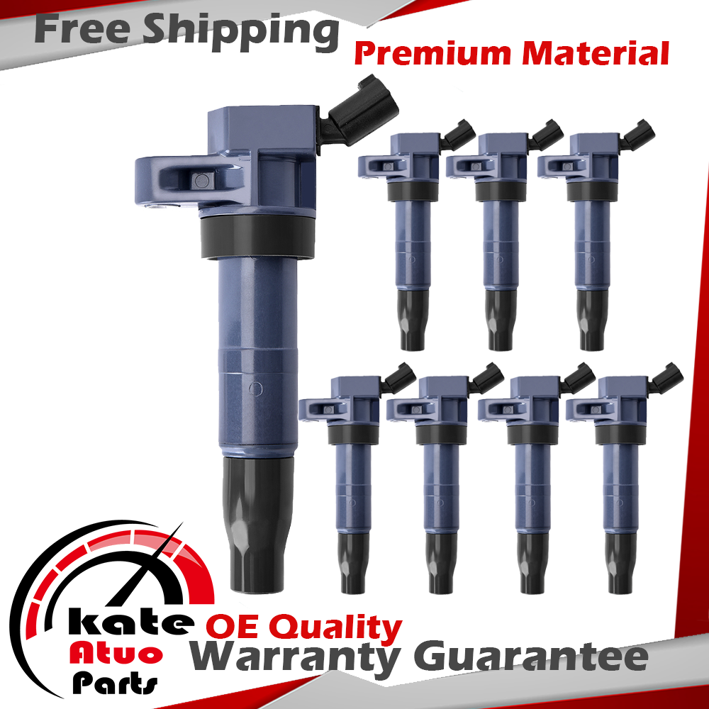 Set of 8 UF611 Ignition Coil For 08-16 Hyundai Equus 5.0L V8 Kia Sonata ...