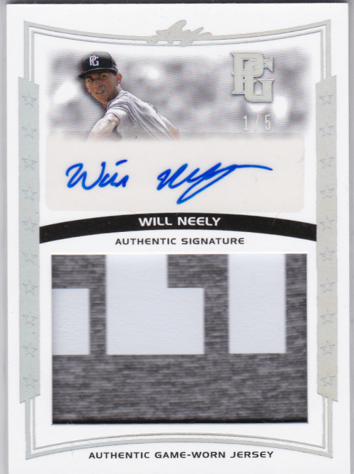 2014 Leaf Perfect Game Showcase Jersey Autograph Spectrum WILL NEELY ...