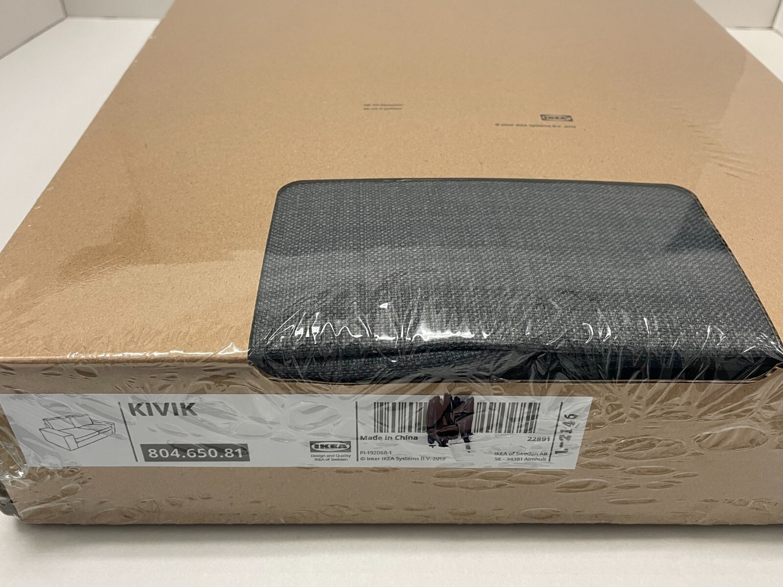 Ikea KIVIK Loveseat Slipcover Cover Only Skiftebo dark gray 804.650.81 ...