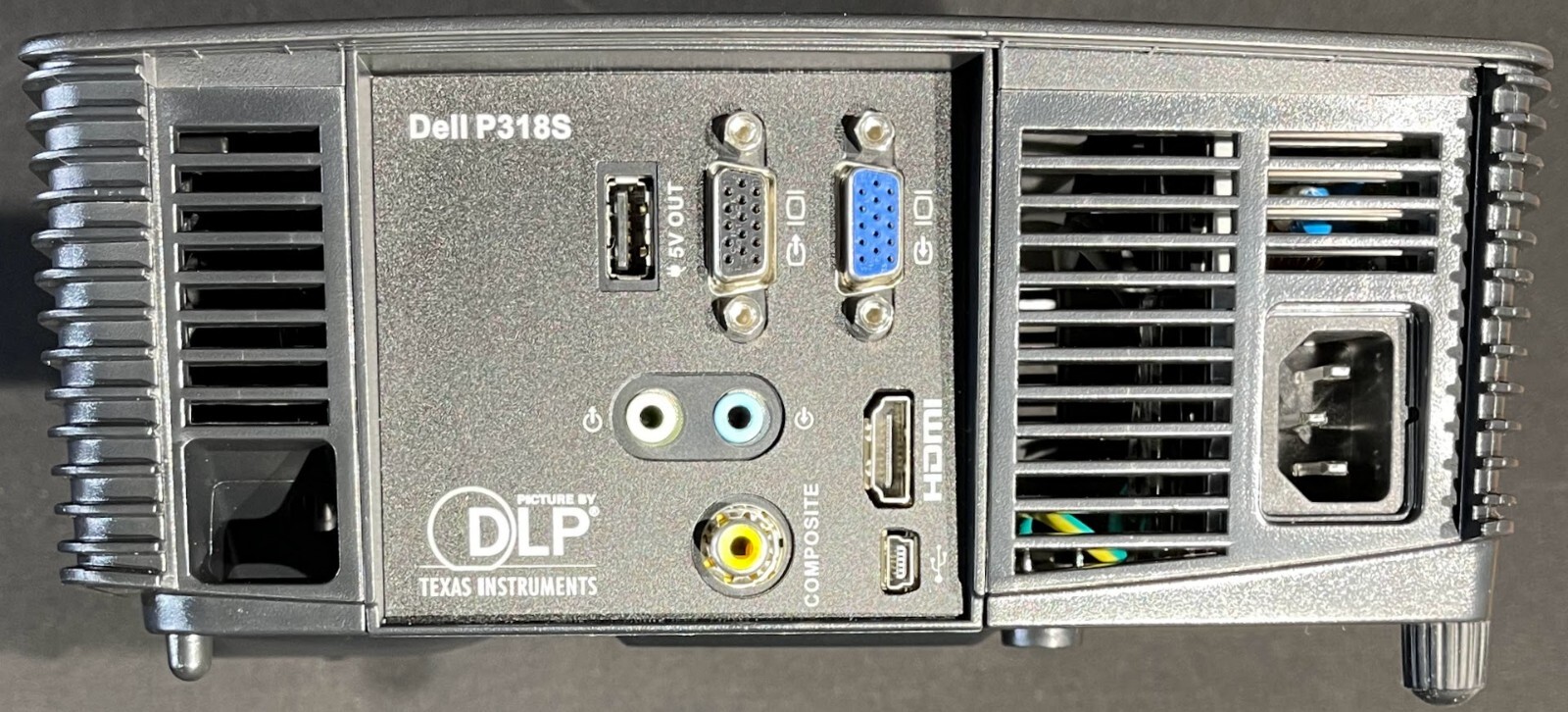 Real Deal Dell P318S 3D Ready DLP Projector Only️ No lamp 800x600 SVGA ...