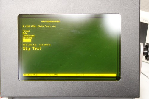 Alpha point AP200 data terminal type El Mono 12V DC | eBay