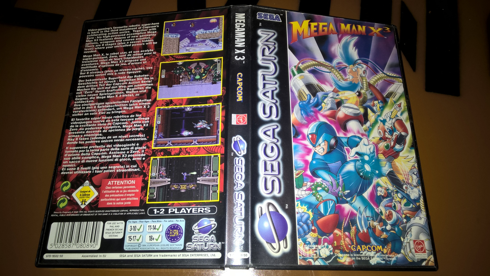 Mega Man X3 Sega Saturn - Prix - Photo - Présentation