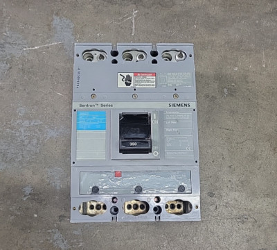 SIEMENS JXD63B350 350 AMP SENTRON SERIES CIRCUIT BREAKER 3 POLE 600V ...