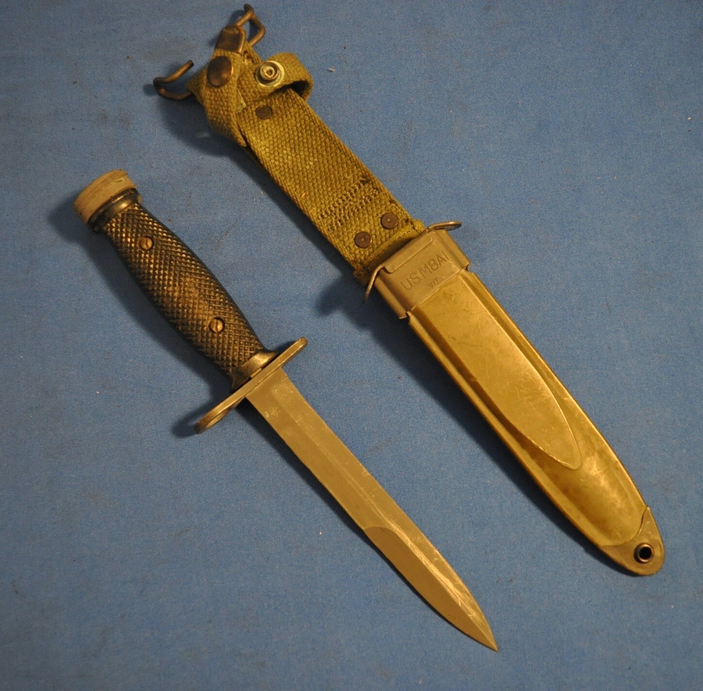 USM4 CONETTA MFG M1 CARBINE BAYONET AND USM8A1 SCABBARD | eBay