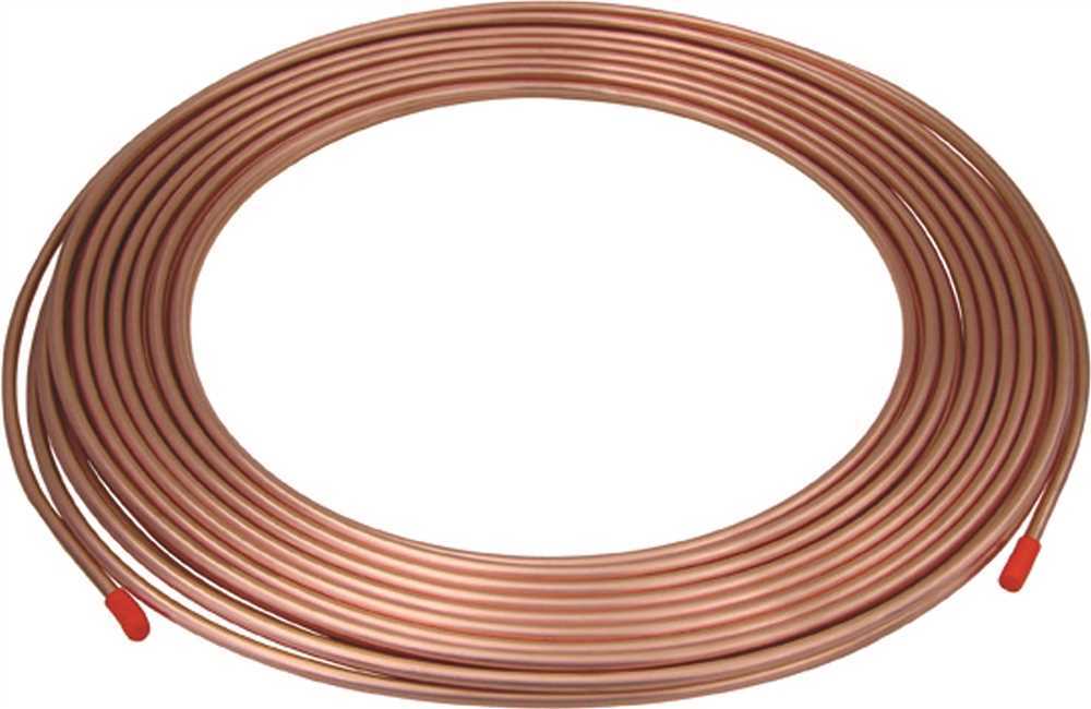 Streamline D02050 REF-1/8 Copper Tubing, 50 ft L, Soft, Coil | eBay