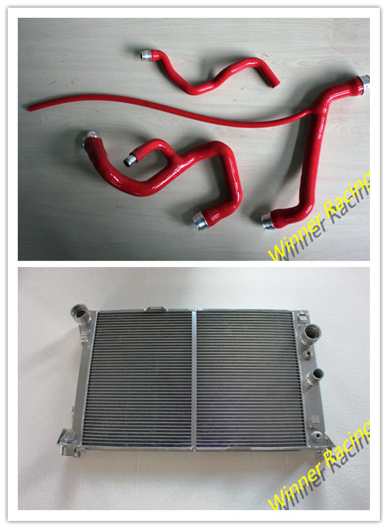 Aluminum Radiator &Silicone Hoses FIT Mercedes Benz W204 C63 AMG 2008 ...