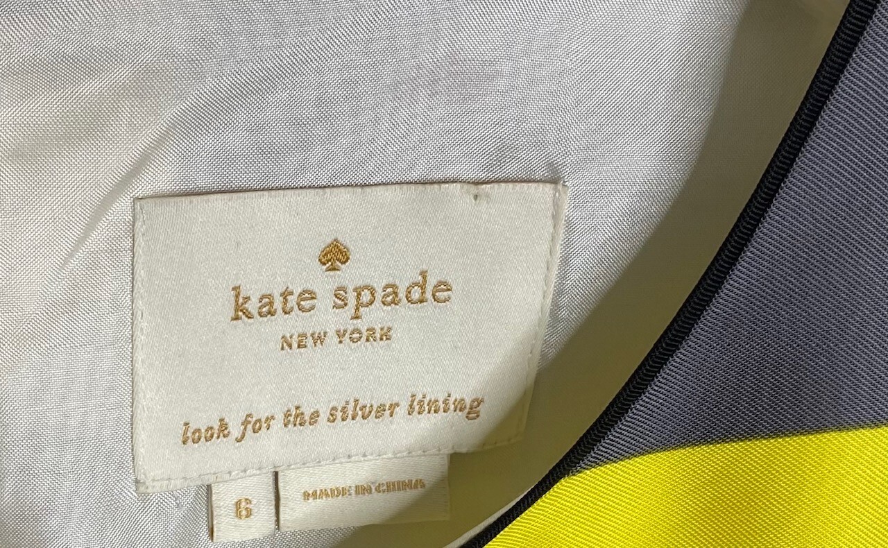 KATE SPADE New York City Blocks Geometric Print Della Cocktail Work ...