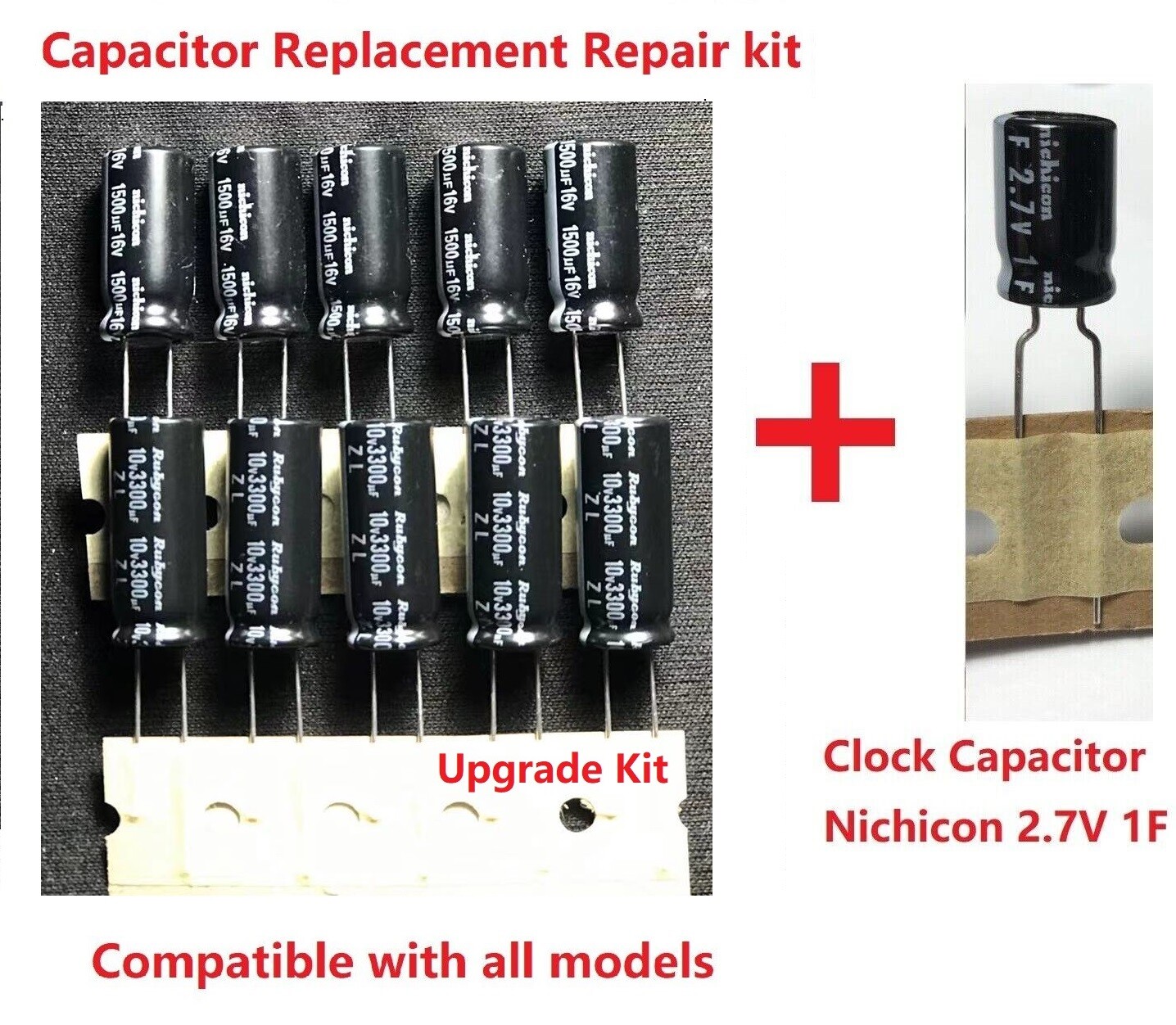 ALL Original XBOX V1.0 - V1.6 Motherboard Capacitor Repair kit / Clock ...