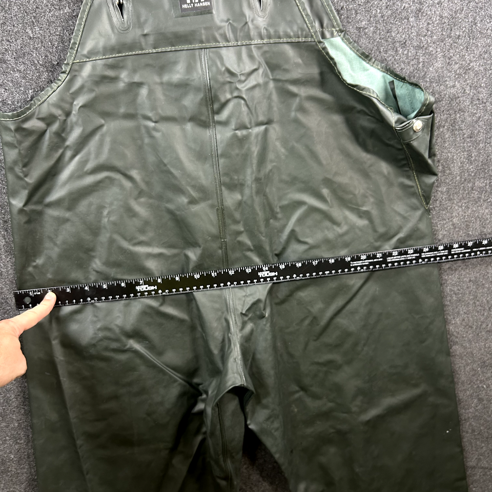 Helly Hansen Bib Waders Men's Large Green Waterproof Suspenders Fishing ...
