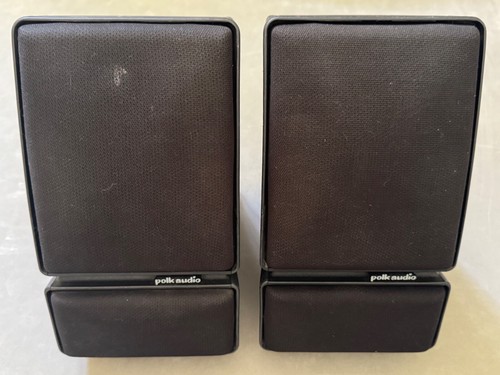 POLK AUDIO M3 Series II Speakers in black Indoor/Outdoor Working ...