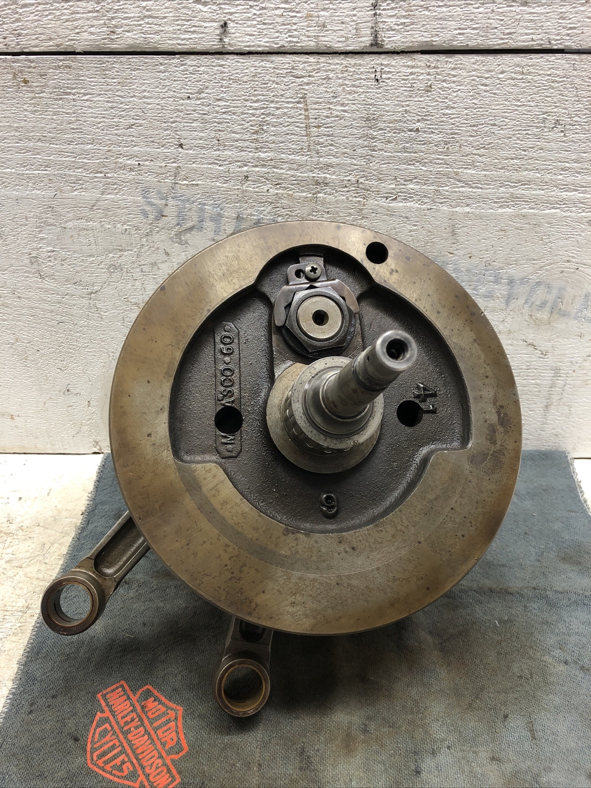 Harley Shovelhead Flywheels Crankshaft OEM XA Connecting Rods 74" | eBay