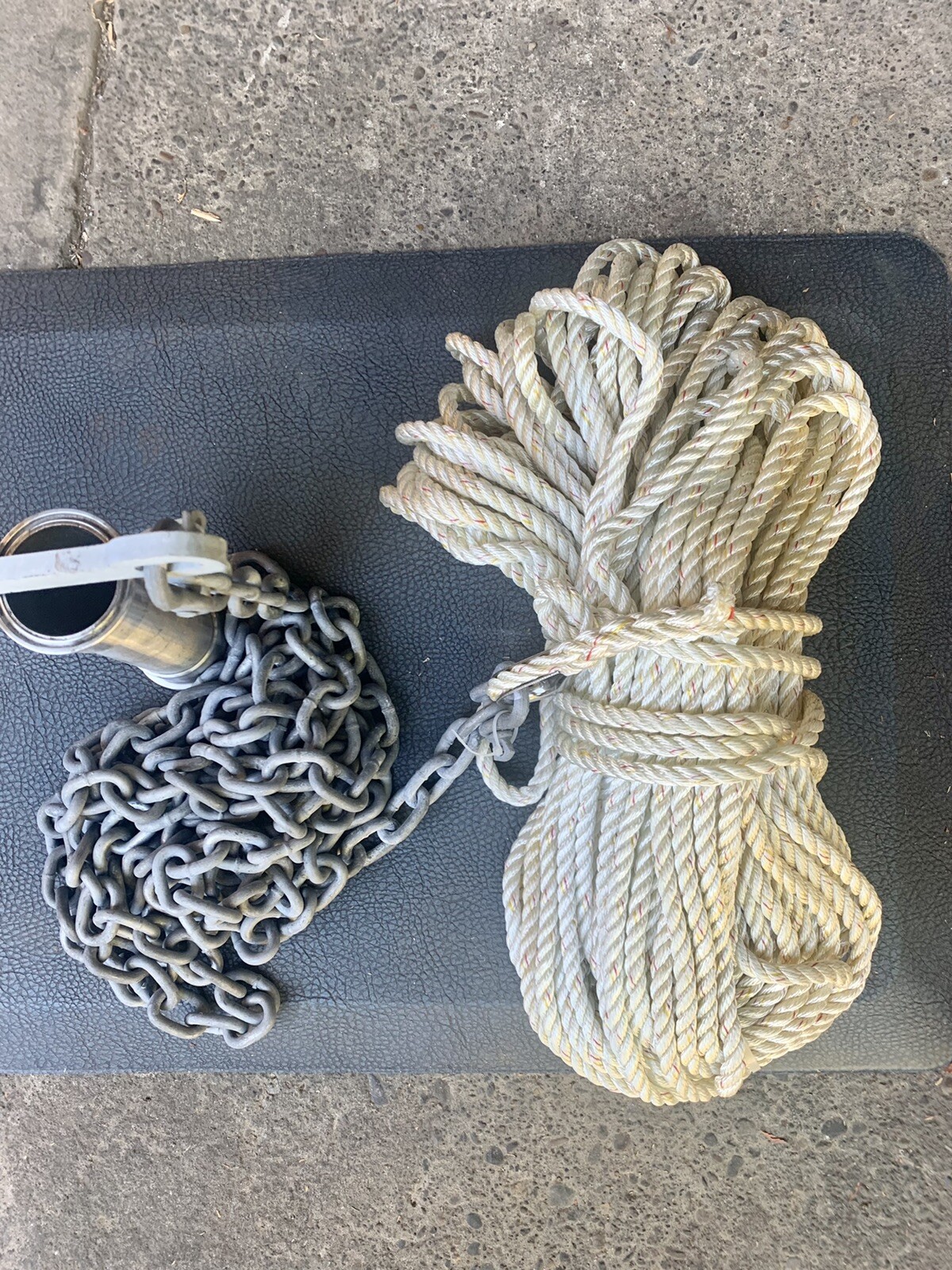 West Marine Model 439935 Taditional 8” Traditional Anchor & Rode | eBay