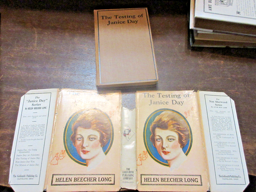 The Testing of Janice Day Helen Beecher Long Dust Jacket DJ 1915 | eBay