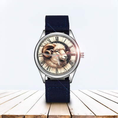 MOUNTAIN SHEEP BEAUTFUL WILD ART Trendy Unisex 38mm Dial Wrist Watch | eBay