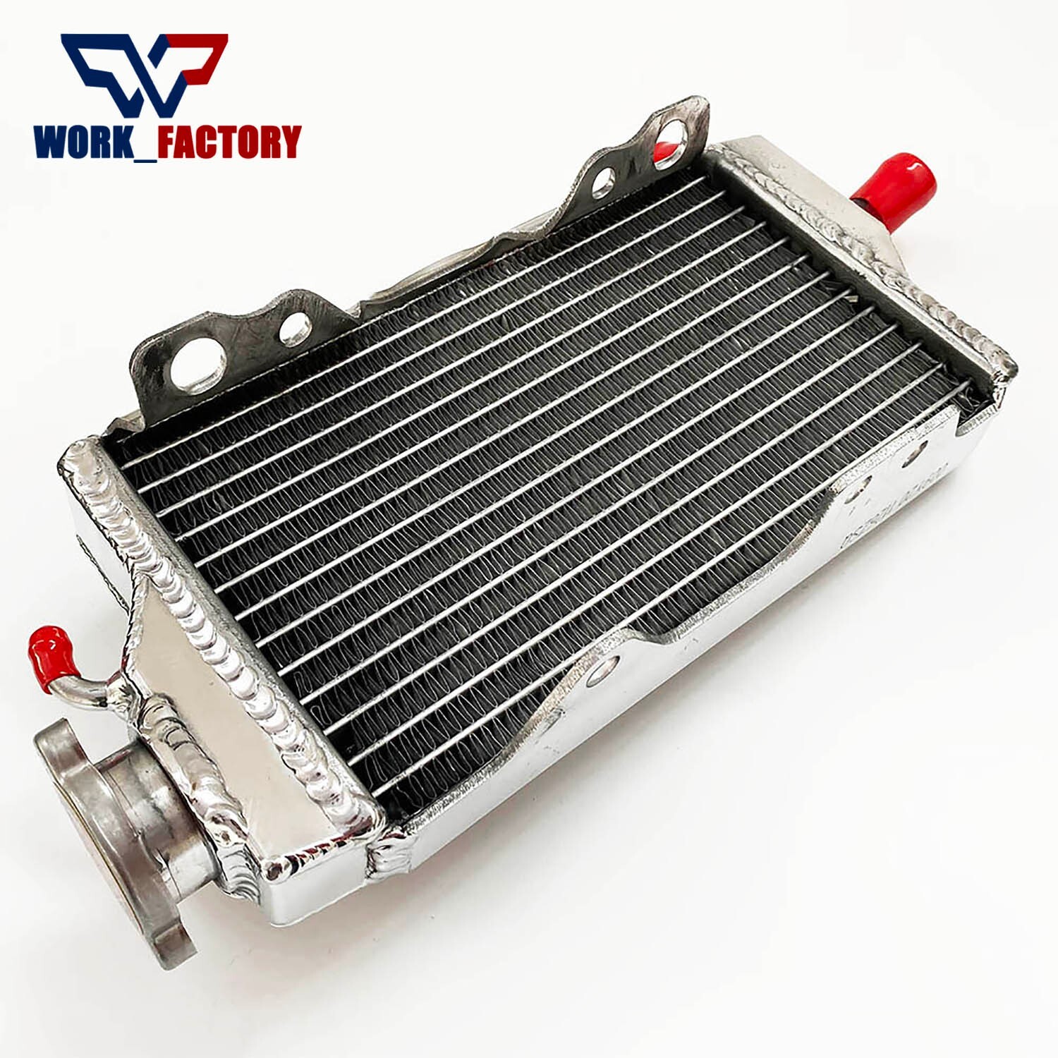 For Honda CR125R CR 125 R 2-stroke 2000-2001 00 01 Aluminum Radiator ...