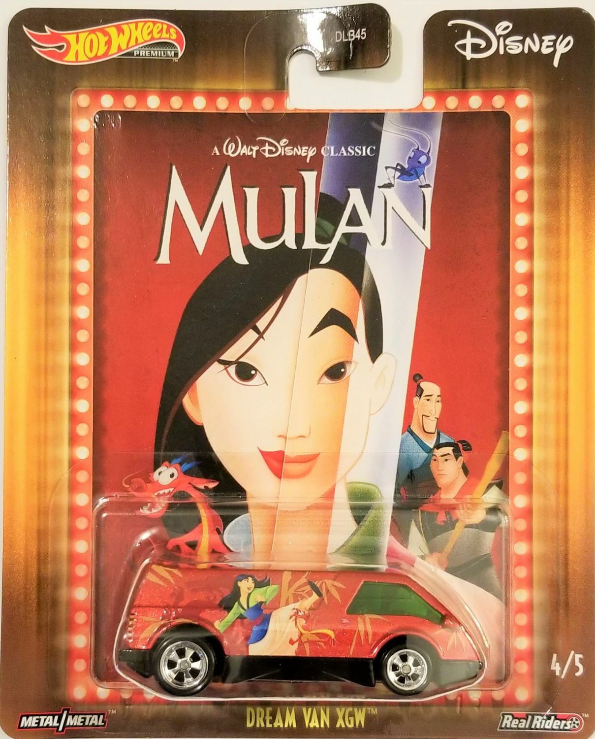 Hot Wheels Premium - 2020 Disney 4/5 Mulan Dream Van Xgw (BBGJR21) | eBay