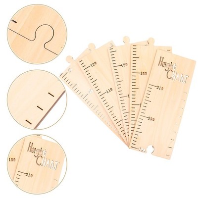 Height Measurement Rule Wooden Height Chart Growth Chart Adhesive ...