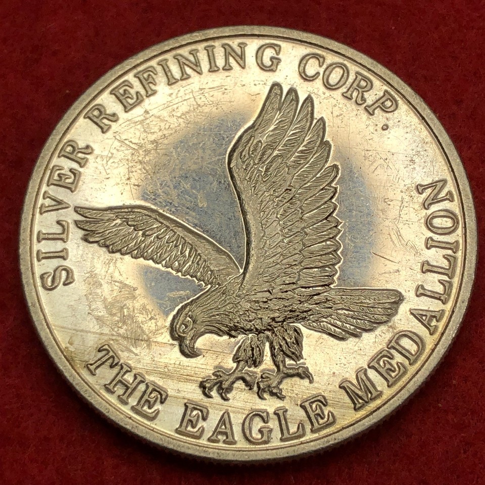Silver Refining Corp 1 oz Vintage .999 Silver Round | eBay