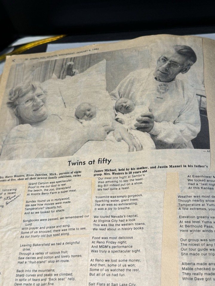 Vintage Scrapbook Marriages, Deaths, Murders, Famous Etc Newspaper ...