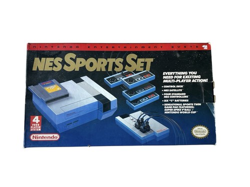 NES Sports Set Console Complete Bundle - Box, Manuals & NES Satellite ...
