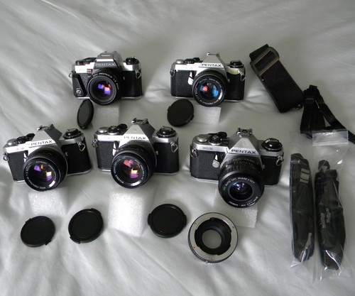 LOT of 5 WORKING cameras : (4) Pentax ME + ME Super camera (1) Program Plus | eBay