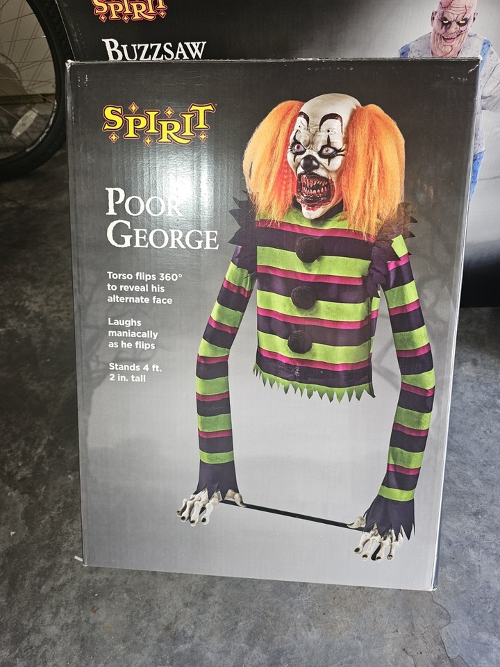 Poor George Halloween Spirit Animatronic Decorative Prop | eBay