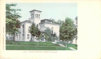 College Library, Amherst College, Amherst, Mass | eBay