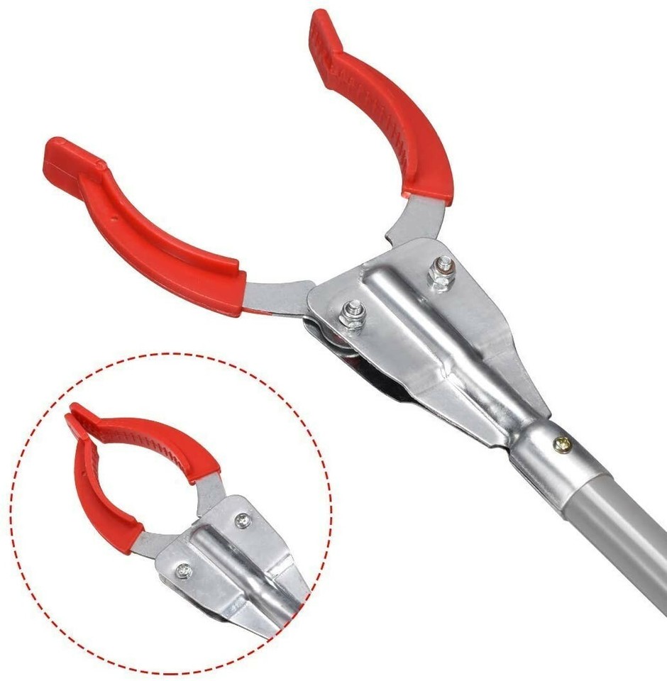 ALL METAL 36" Trash Picker Waste Pick Grabber Tool Reach Aluminum Grip ...