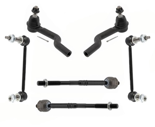 Front Inner & Outer Tie Rods & Links For Cadillac CTS Rear Wheel Drive ...