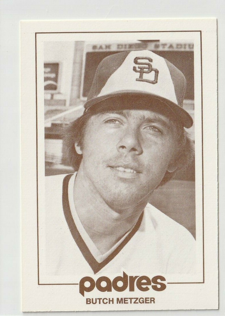 Butch Metzger Padres / JFK H.S. California One of 40 Cards from 1977 ...