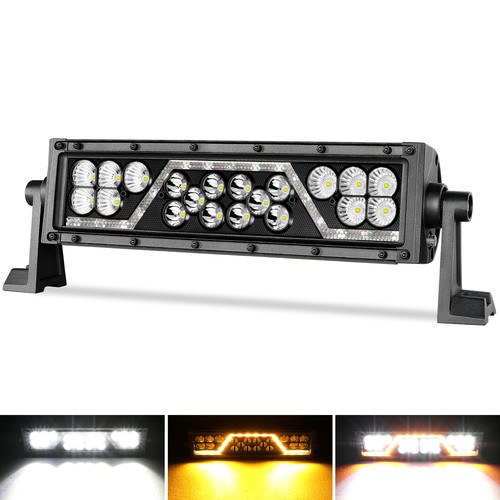 12" Inch LED Light Bar Spot Flood Combo Work Driving Off Road SUV ATV ...