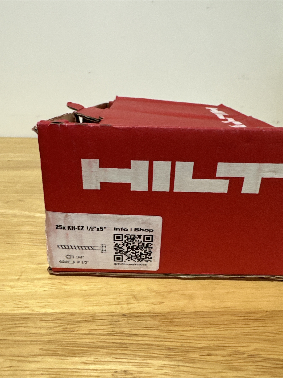 Hilti 418076 Screw ANC Kh-ez 1/2" X 5" Anchor Systems / 25 PC for sale ...