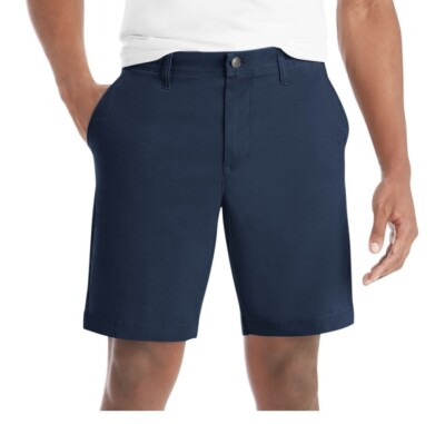 NWT Member's Mark Regular Fit Everyday Flat Front Short Blue Cove Size ...